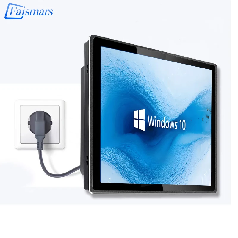 10 12 15 Inch Industrial HMI All-In-One Mini Computer with Capacitive ...