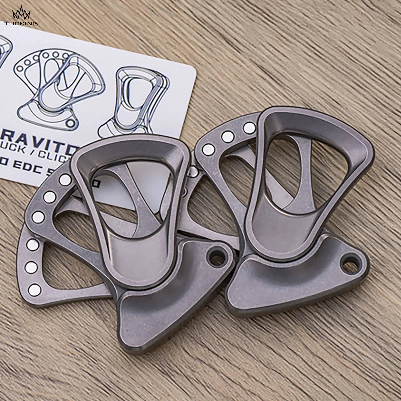 Edc Fidget Toys Titanium Alloy Antistress Push Slider Magnetic Toy ...