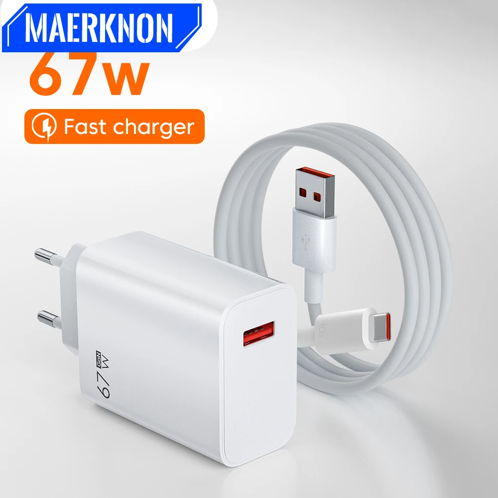 67W-USB-Charger-Quick-Charger-3-0-Power-Adapter-Fast-Charging-Type-C ...