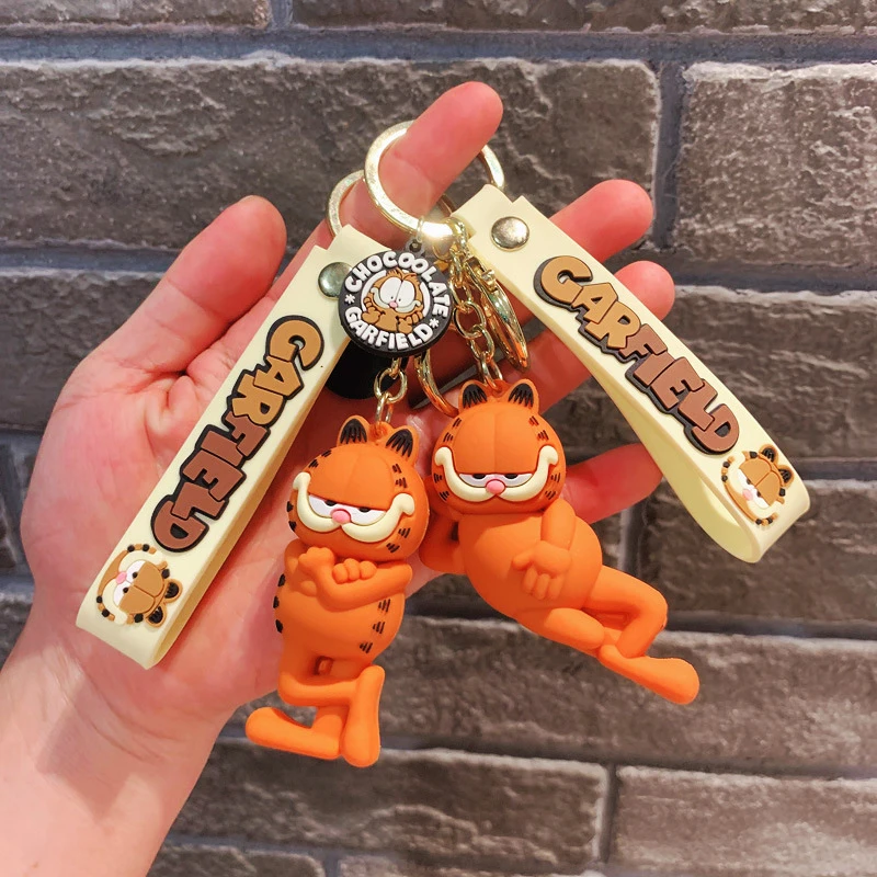 Phone Bag Ornament Jewelry | Keychain Garfield Animated | Ribbon ...