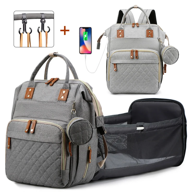 High-Quality-Diaper-Bag-With-Changing-Station-Mommy-Backpacks-For-Women ...