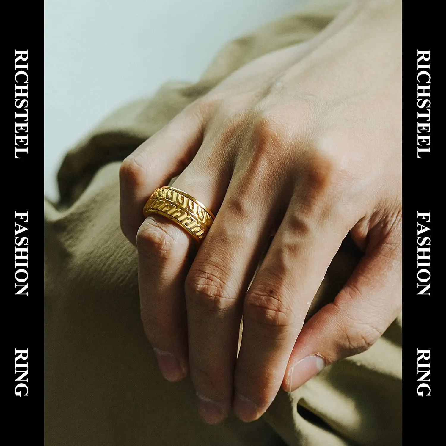 Chevy Tire Tread Wedding Ring