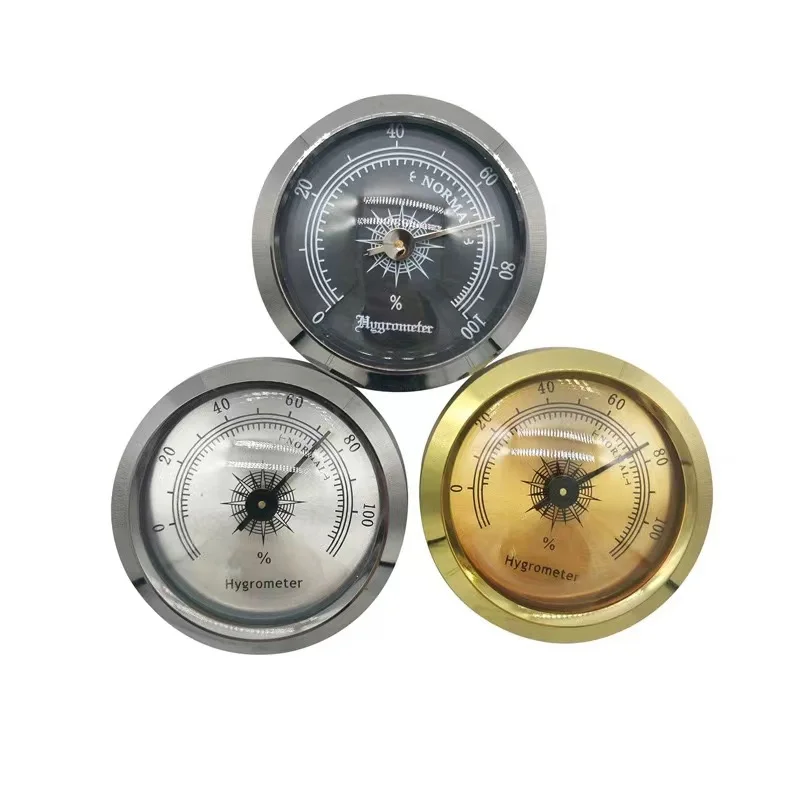 46mm Precision Cigar Hygrometer Precision Mini Portable Mechanical ...