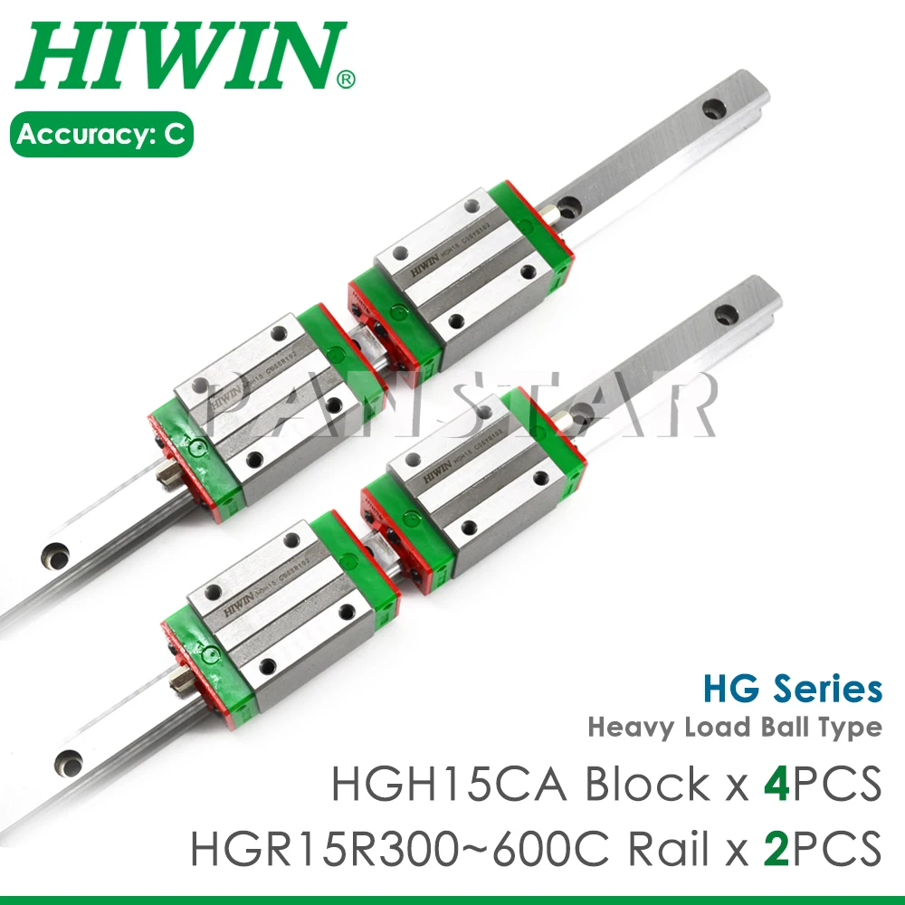 HIWIN-HGH15CA-HGR15-Linear-Guide-Rail-Blocks-Carriage-Slider-Linear ...