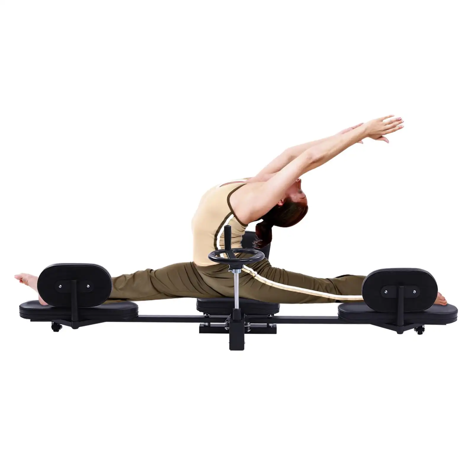 220lbs Pro Leg Stretcher Yoga Split Leg Stretching Machine Heavy Duty ...