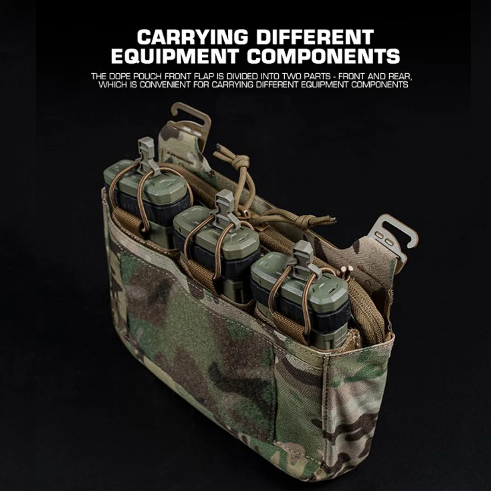 Tactical-DOPE-Front-Flap-Pouch-With-Triple-Magazine-Pouch-Kangroo-Pouch ...