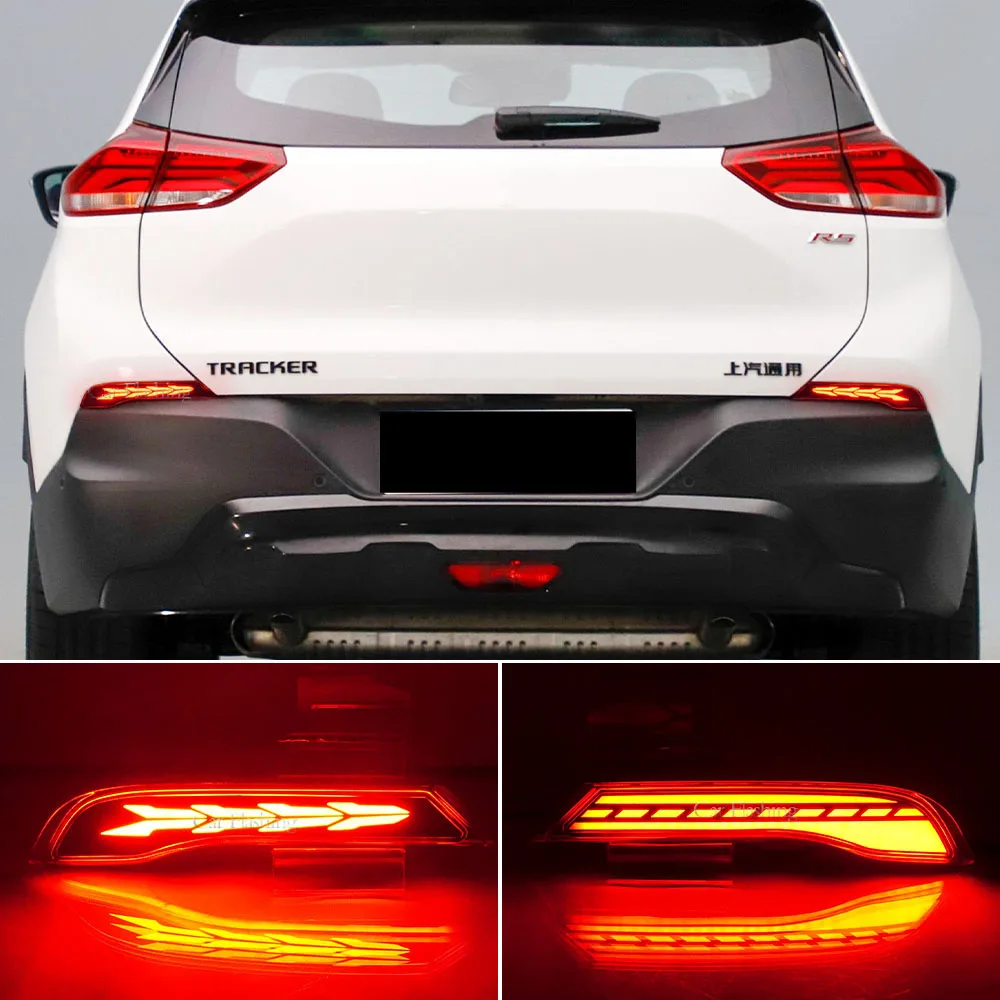 Car-LED-Rear-Bumper-Reflector-Tail-Lights-For-Chevrolet-Trax-2020-2021 ...
