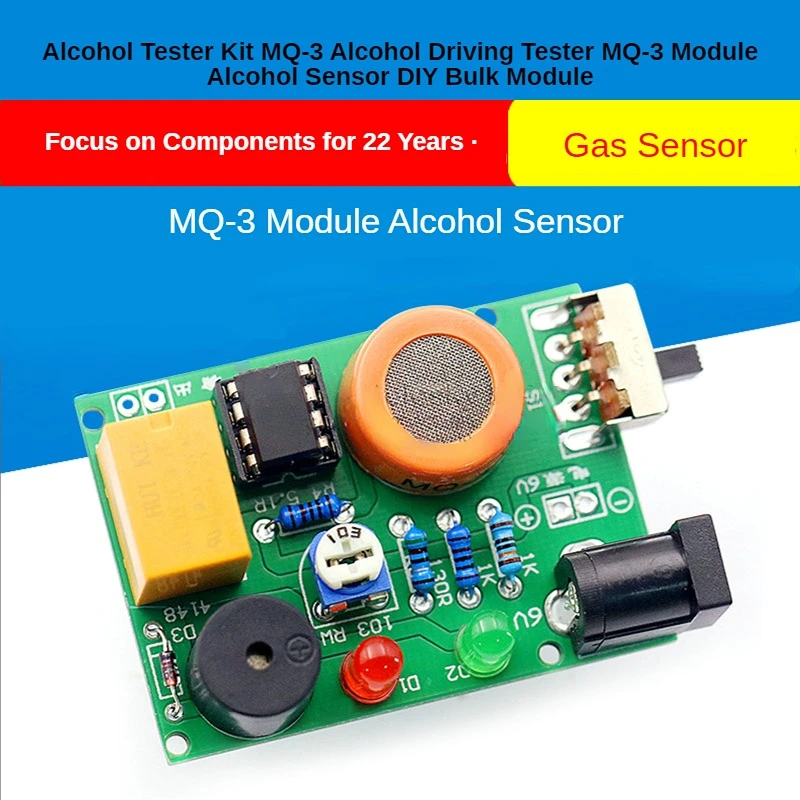 Alcohol Tester Kit MQ-3 Alcohol Driving Tester MQ-3 Module Alcohol ...