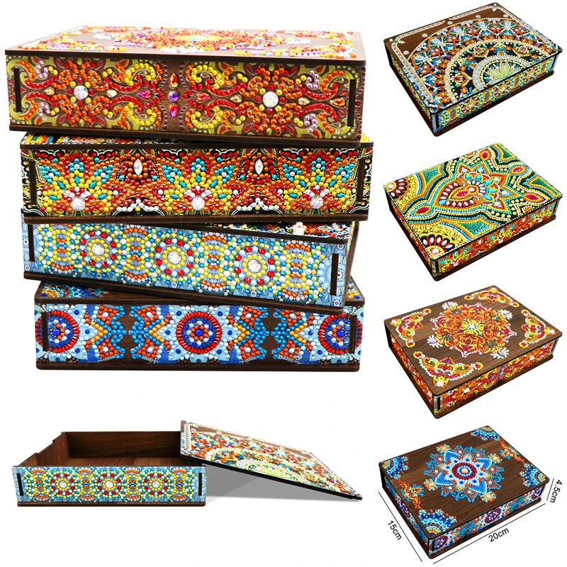 Creative-Wooden-Box-5D-Diamond-Painting-Jewelry-Box-DIY-Diamond ...