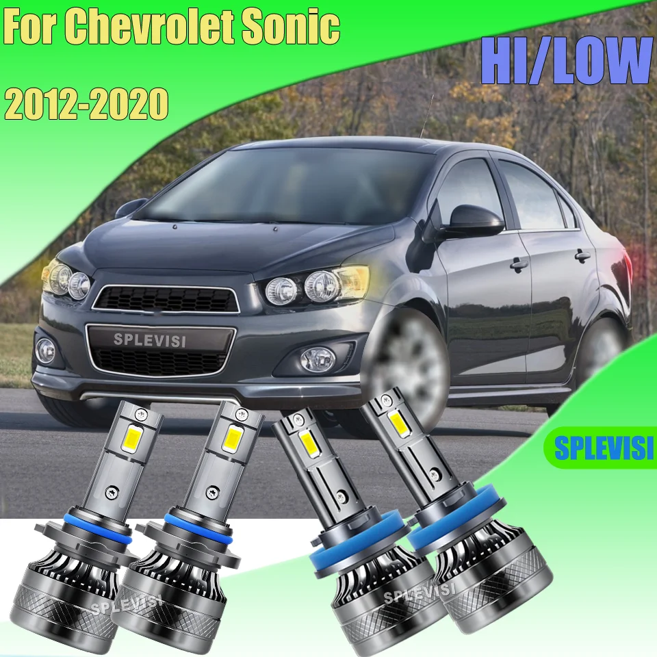 6000K 200W Car Headlight Hi/Low Beam Conversion Boost & Power-Saving ...