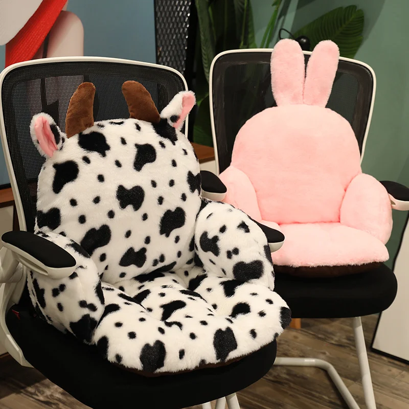 Recheado-Plush-Cow-Animal-Assento-Almofada-Sof-Travesseiro-Piso ...