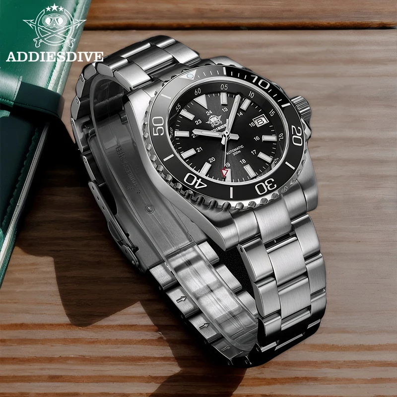 ADDIESDIVE AD2504 Diving Watch of Men Japan 8215 Automatic 200M ...