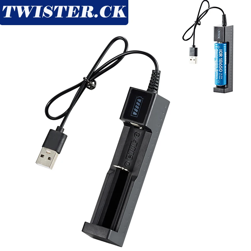 New-Universal-USB-Smart-Single-Slot-Charger-18650-16650-21700-26650 ...