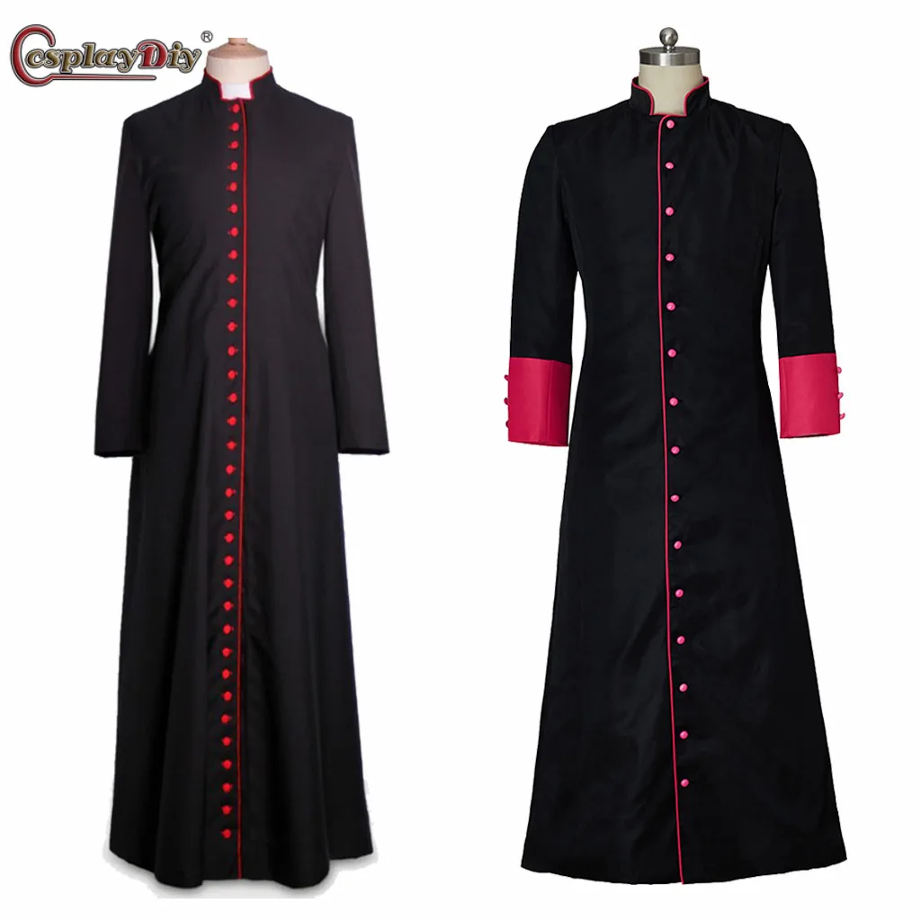 Cosplaydiy Custom Made Womens Cassock Robe Costume Jacket Coat Mens ...