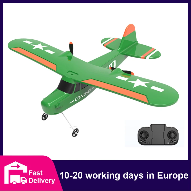 RC Plane Fixed Wing Drone Electric Fighter Remote Control Airplane Fall ...