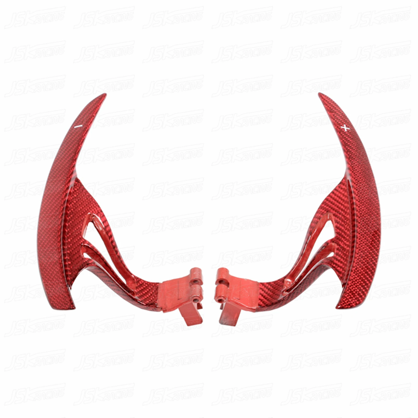 Red Carbon Fiber Steering Wheel Shift Paddle Extension Shifters For ...