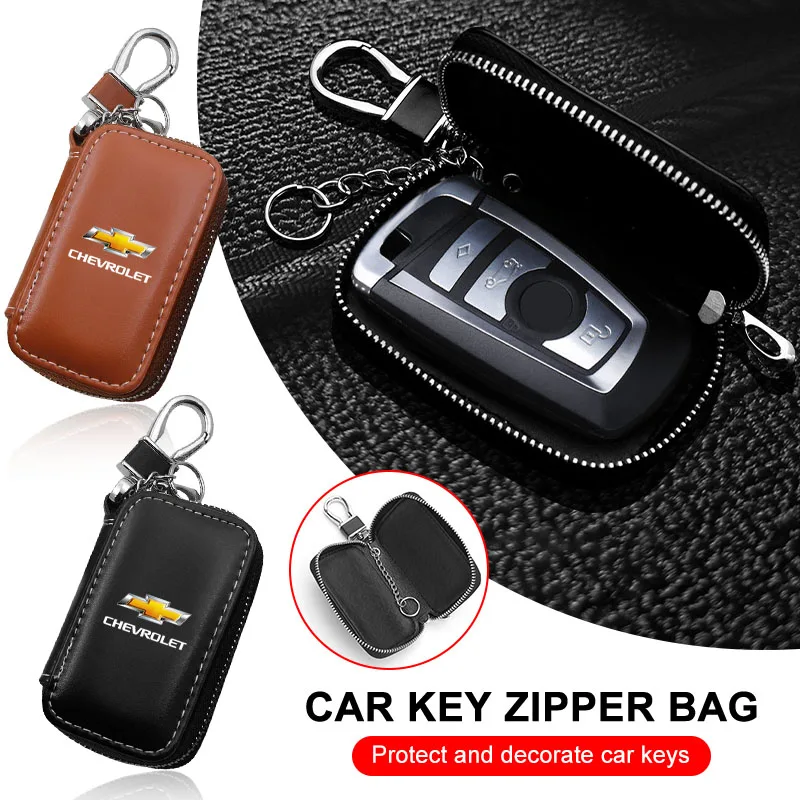 1Pcs Leather Key Wallet Car Key Bag Multi Function Key Case for ...