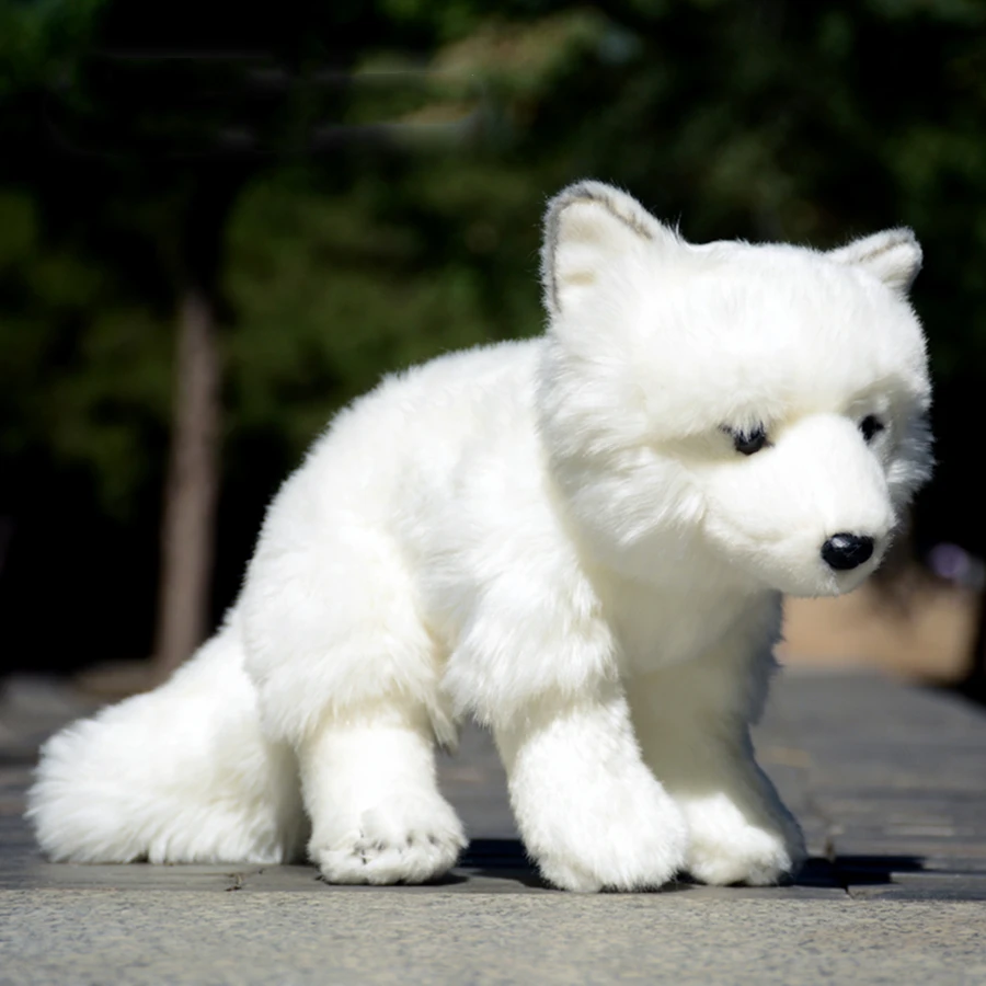 White Fox Stuffed Animal