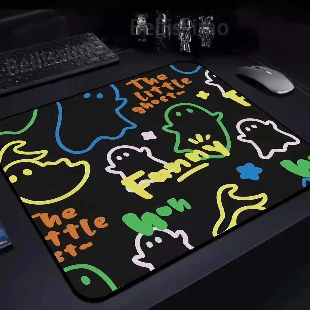 Cute-ghost-game-player-desk-accessories-office-game-pad-small-mouse-pad ...