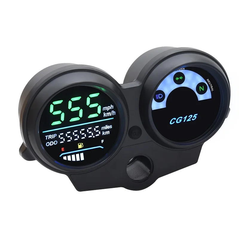 LED-Digital-Meter-Motorcycle-Speedometer-For-CG125-Year-2000-to-2008 ...