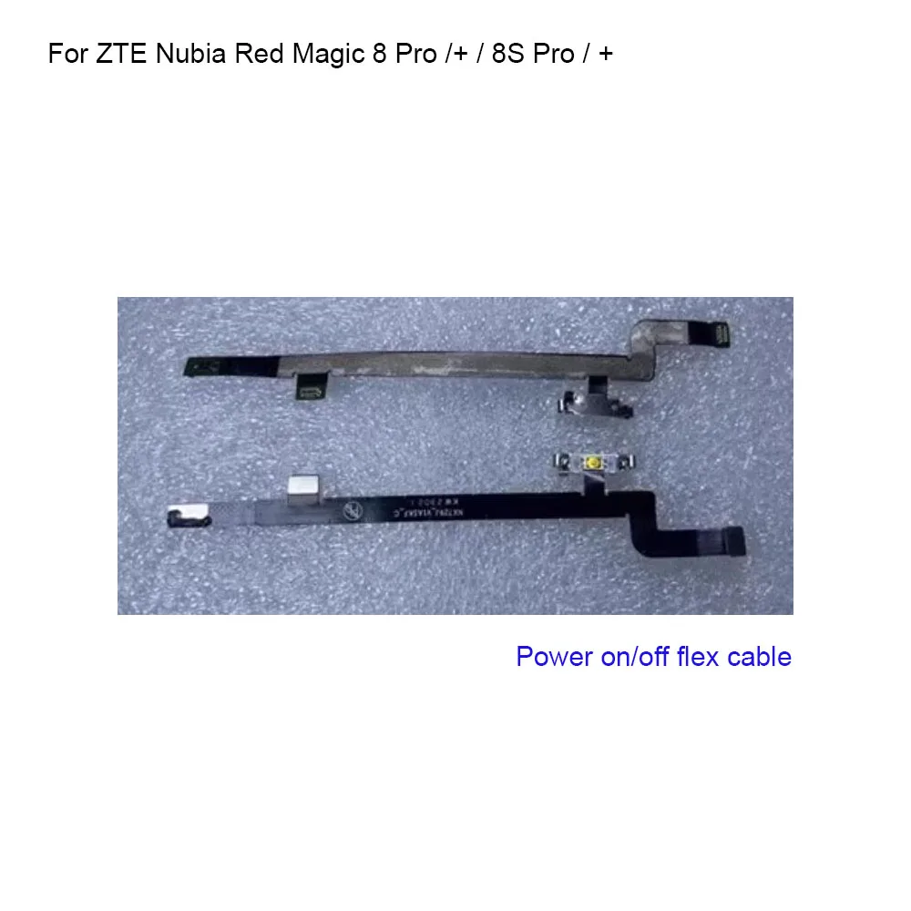 For ZTE Nubia Red Magic 8 Pro Power Volume Button Flex Cable For Nubia ...