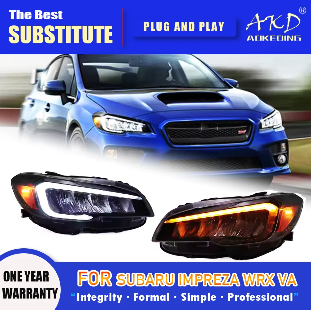 AKD-Head-Lamp-for-Subaru-WRX-STI-LED-Headlight-2015-2020-Headlights ...