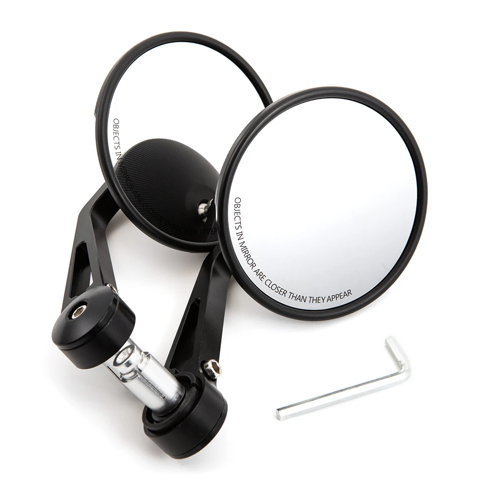 Evomosa Aluminum Round Mirror Motorcycle Accessories Rear View Side ...