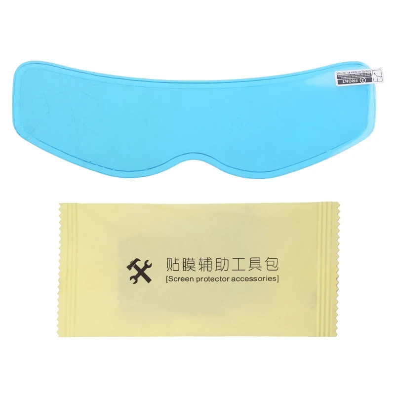 Universal Motorcycle Helmet Clear Rainproof Film Anti Rain Patch Screen ...