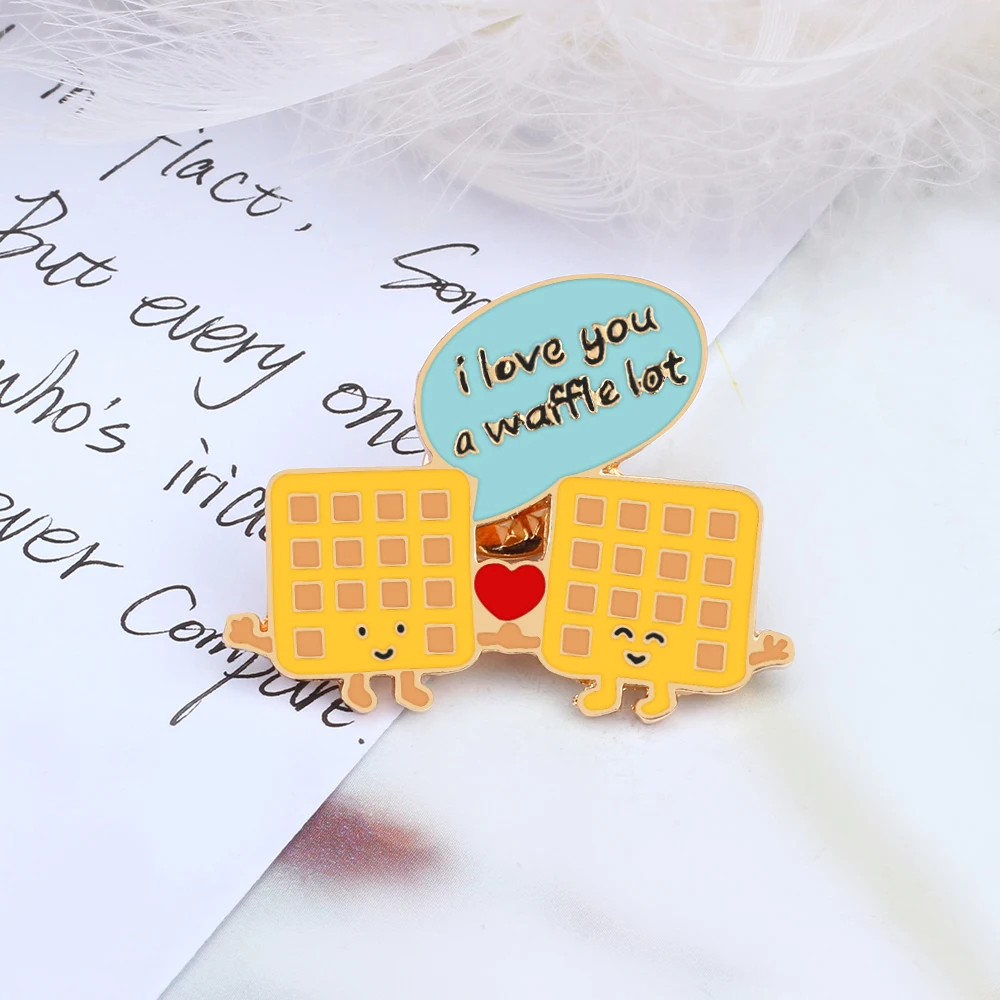 Funny Cartoon Waffle