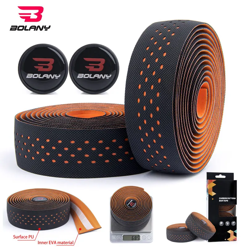 BOLANY-Road-Bike-Punch-Handlebar-Tape-Wrap-Shockproof-Anti-slip-With ...
