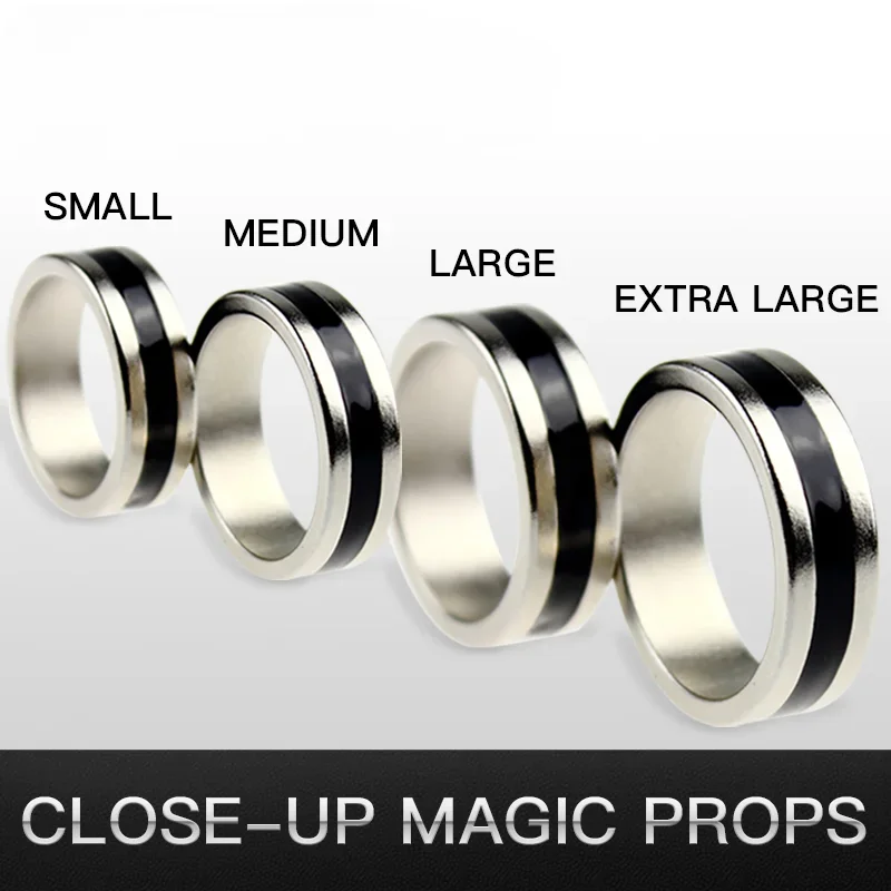 Black-Circle-Pk-Ring-Magic-Tricks-Strong-Magnetic-Magnet-Ring-Coin ...
