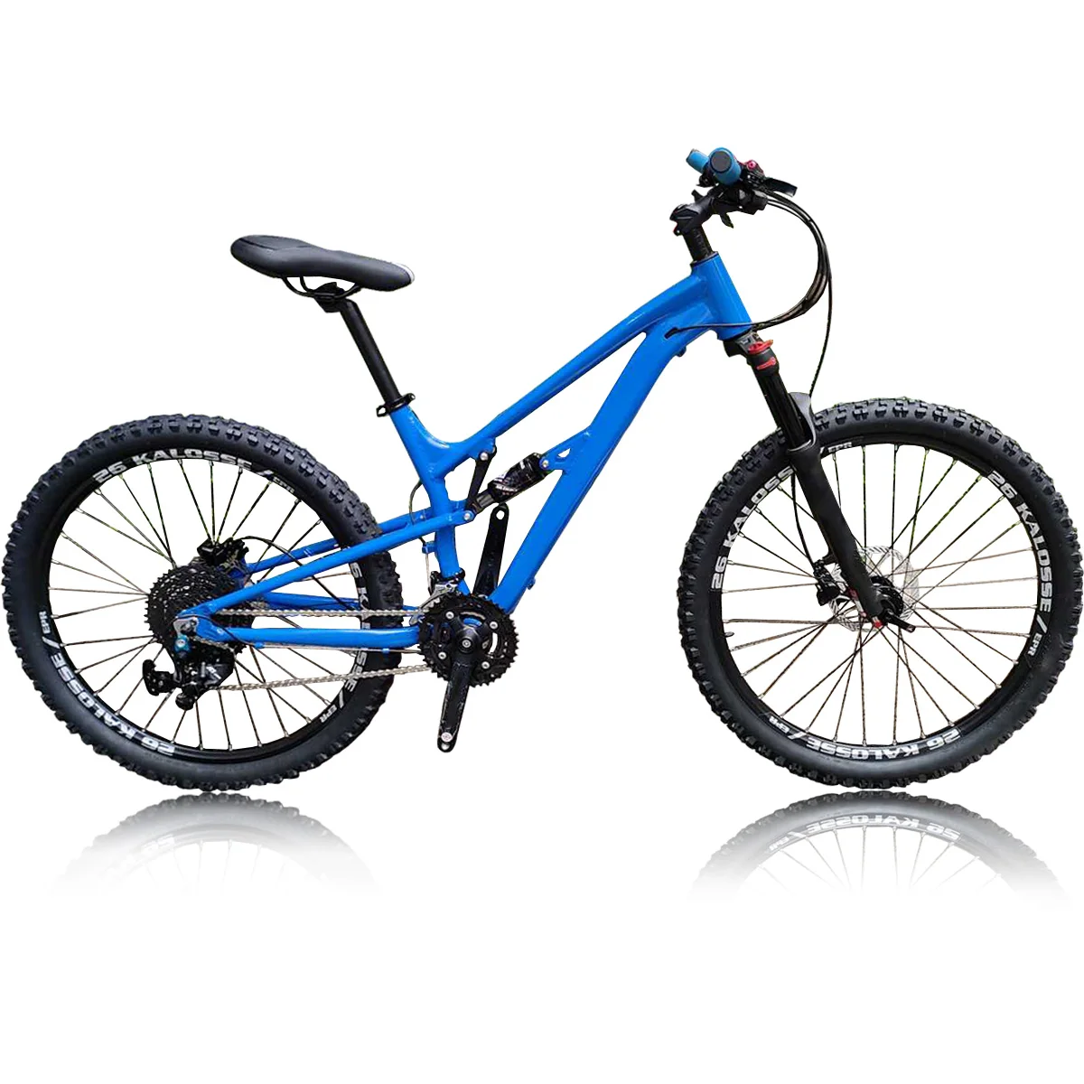 Kalosse Full Suspension 26/27.5 Inches Mountain Bike 30 Speed 26*17 ...