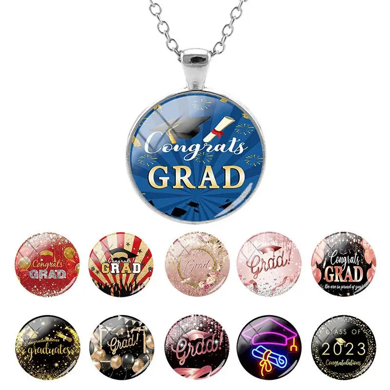 Graduation-Glass-Necklaces-2023-Congratulation-Grad-Party-Pendants ...