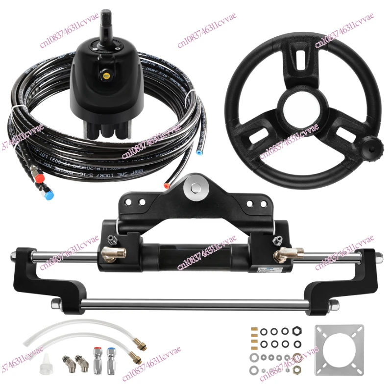 Hydraulic-System-Steering-Gear-Marine-Steering-Wheel-with-Speedboat ...