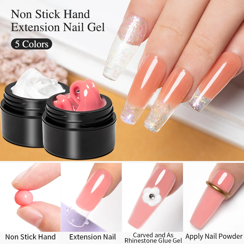 Puente 15ml Non Stick Hand Solid Extension Nail Gel 3d Sculpture ...