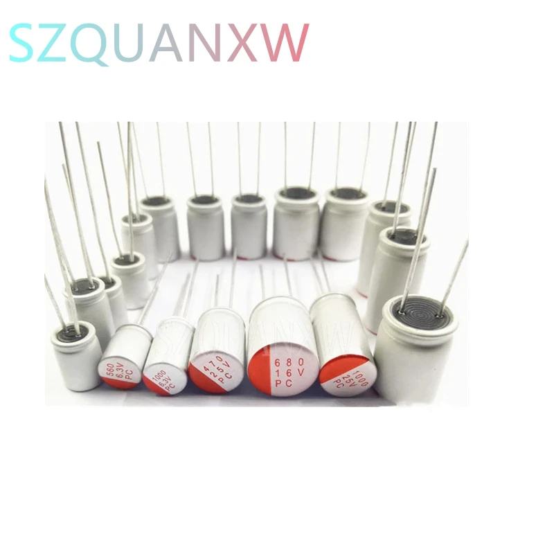 10Pcs-DIP-Solid-Electrolytic-Capacitor-Super-Low-ESR-25V-35V-50V10UF ...
