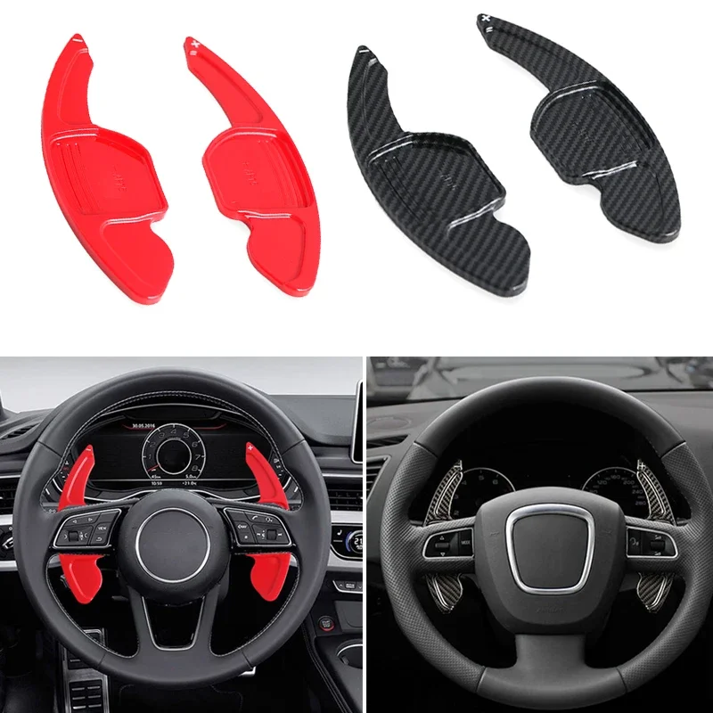Car-Steering-Wheel-Shift-Paddle-Shifter-Extended-ABS-For-Audi-A3-S3-A4 ...