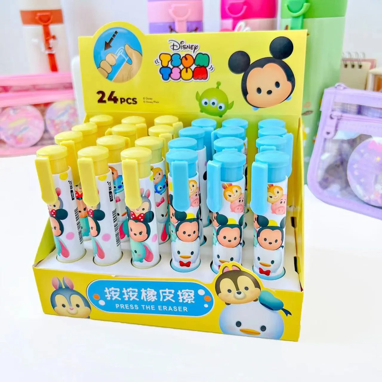 Disney-Cartoon-Mickey-Minnie-Mouse-Eraser-Anime-Figures-Lilo-Stitch ...