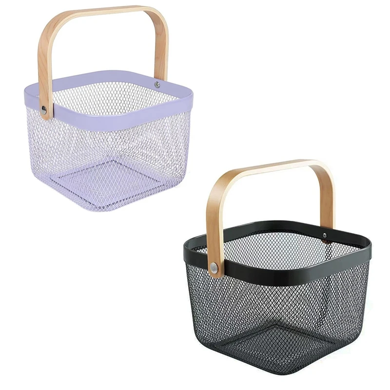Metal-Mesh-Basket-Multi-Functional-Hanging-Kitchen-Baskets-Fruit-Basket ...