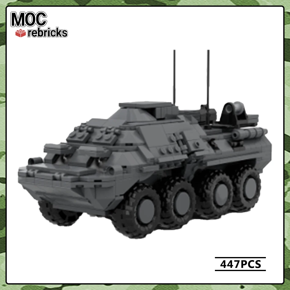 WW2-Military-Vehicle-Series-BTR-82-R-149-MA-Car-MOC-Building-Block-DIY ...