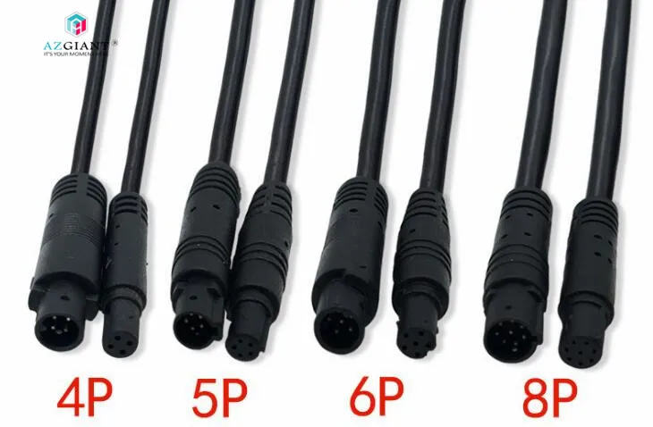 4PIN-5PIN-6PIN-8PIN-extension-Cable-for-Car-RCA-Reverse-Rear-View ...