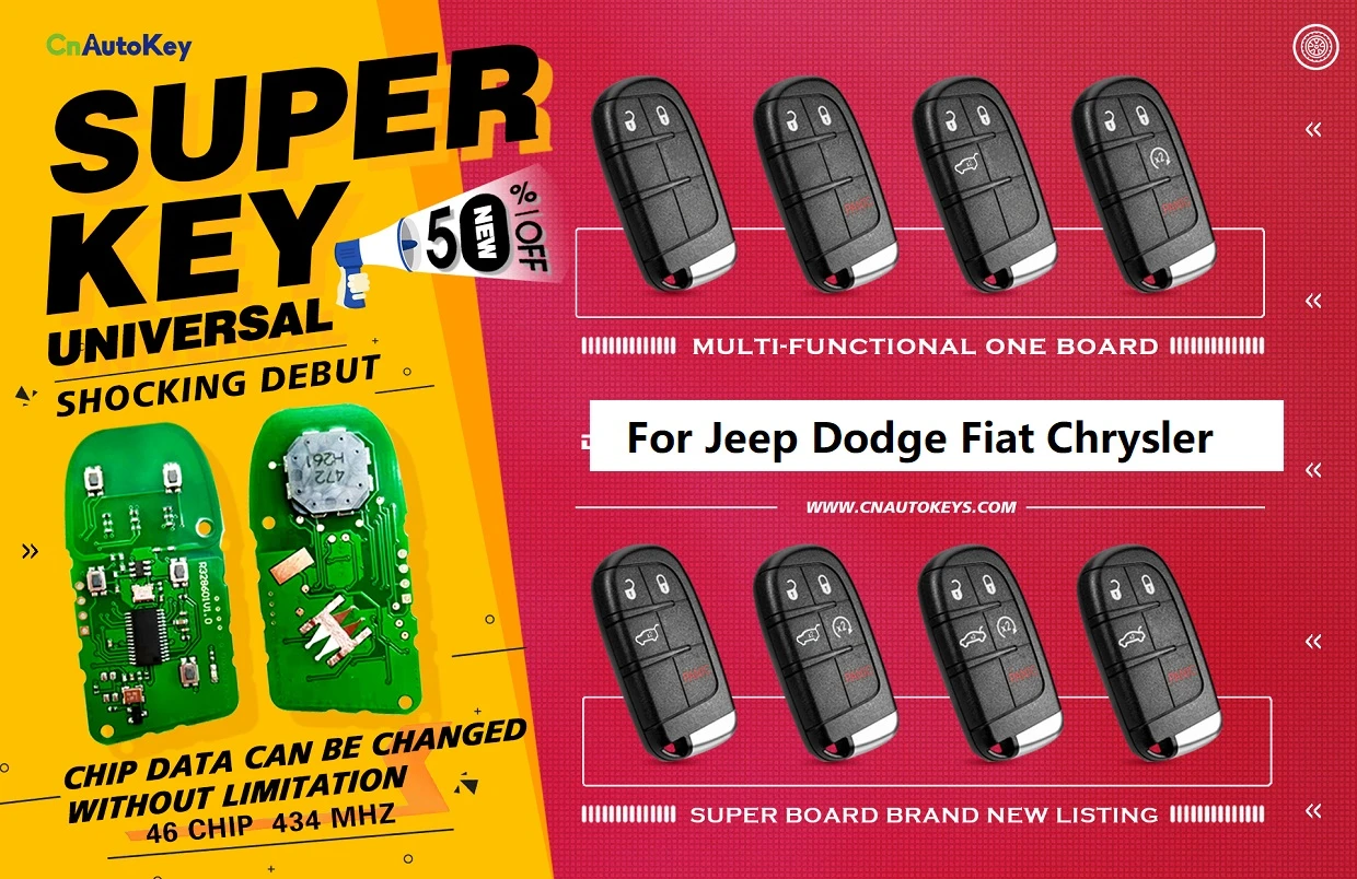 CN086054 For All ID46 434MHZ FCC ID M3N40821302 56046759AA Universal ...