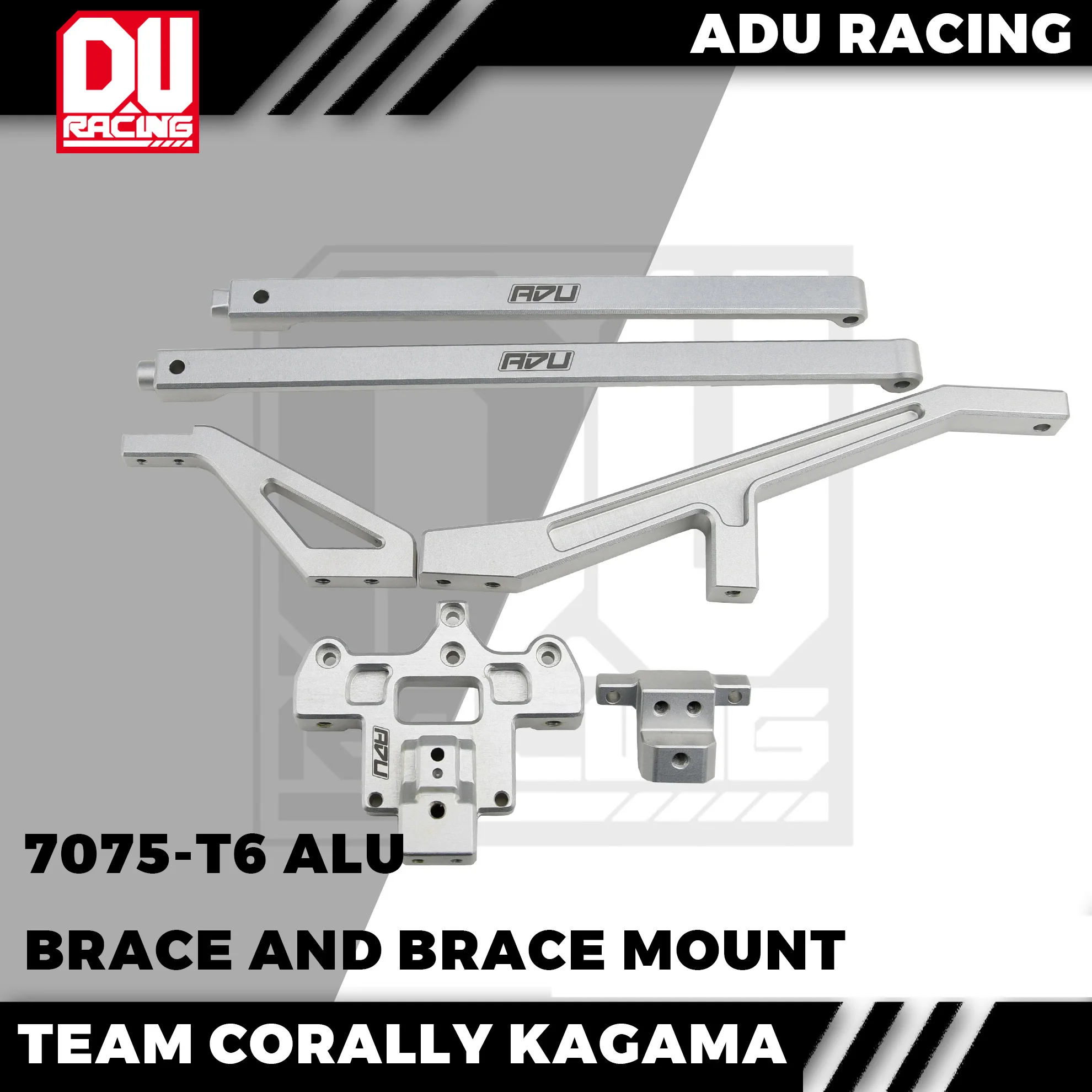 ADU-RACING-FRONT-REAR-CENTER-CHASSIS-BRACE-CNC-7075-T6-ALUMINUM-FOR ...