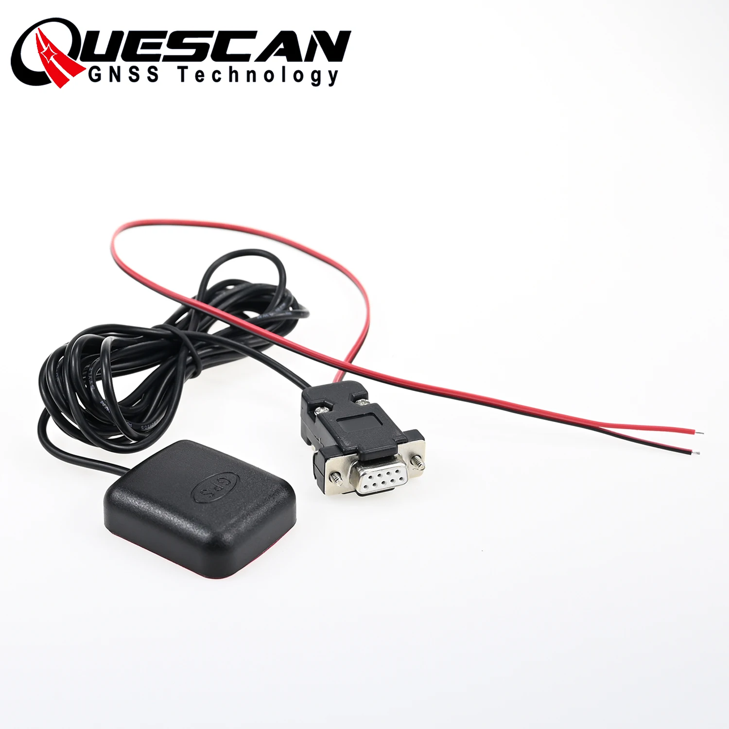 QUESCAN 5V Serial RS232 GPS GLONASS Receiver NMEA 0183 Antenna with DB9 ...