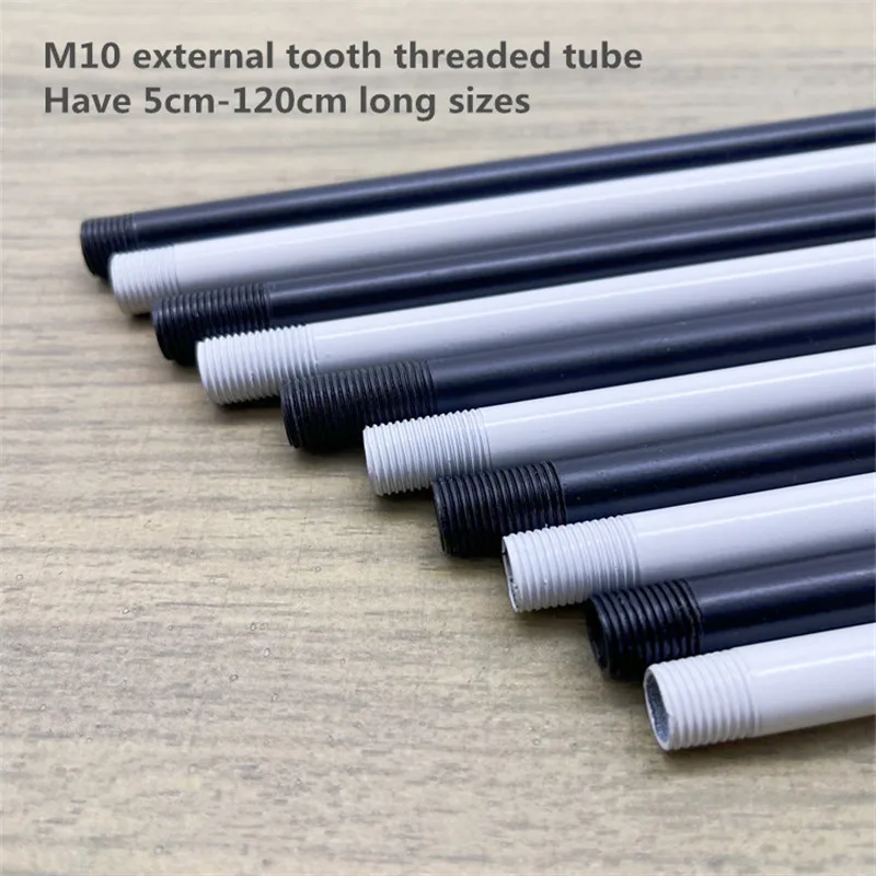 M10 Connecting Screw two threaded Pipe Straight Rod lighting ...