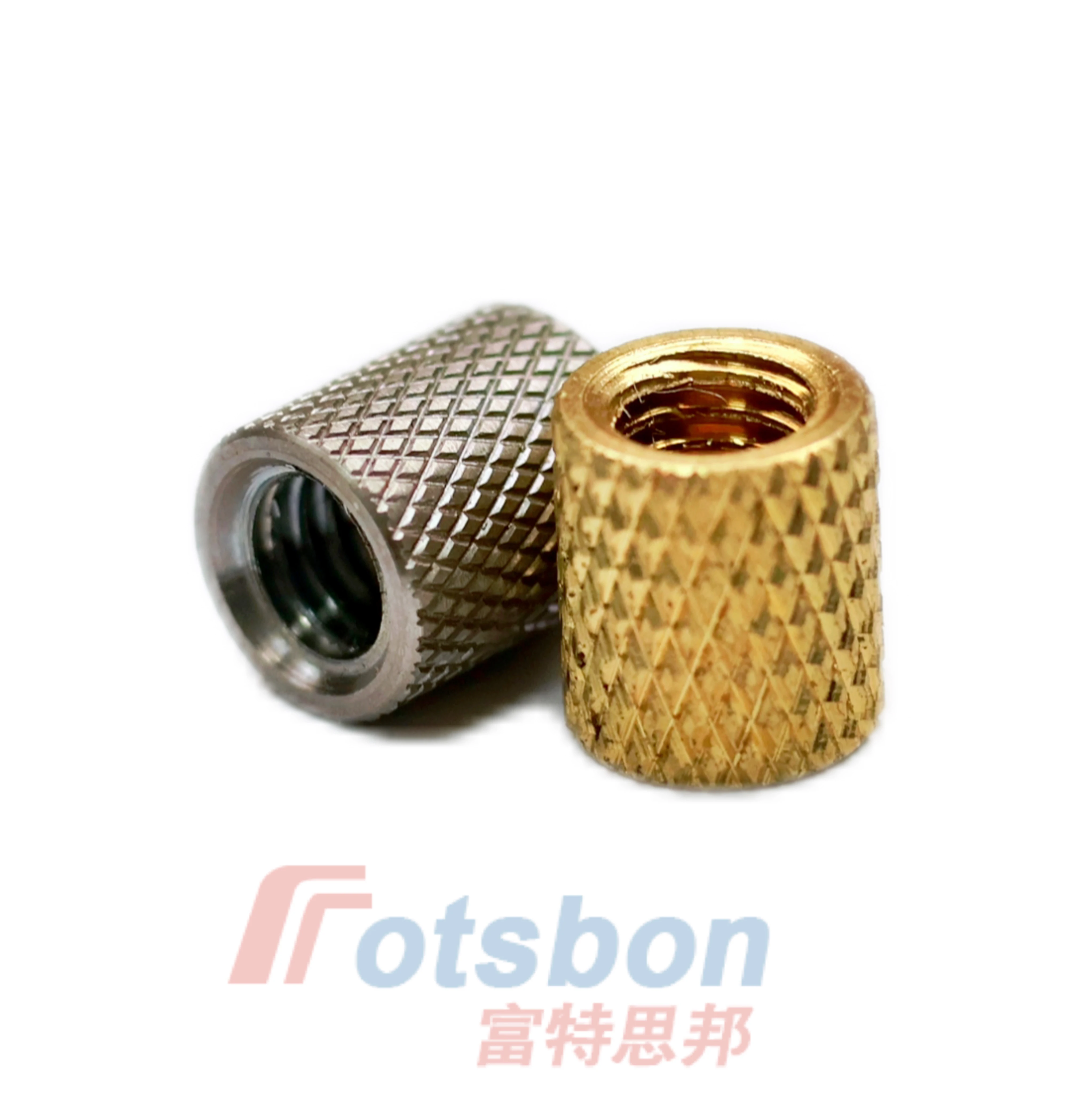 STKB-STKC-STKA-032-0420-0518-0616-Reticulated-Knurled-Brass-Insert-Nut ...