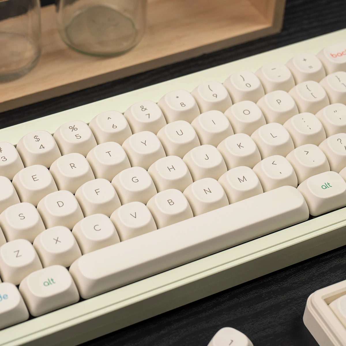 Milky White Yogurt Fruit Theme Keycap 123 Keys PBT Sublimation MOA ...
