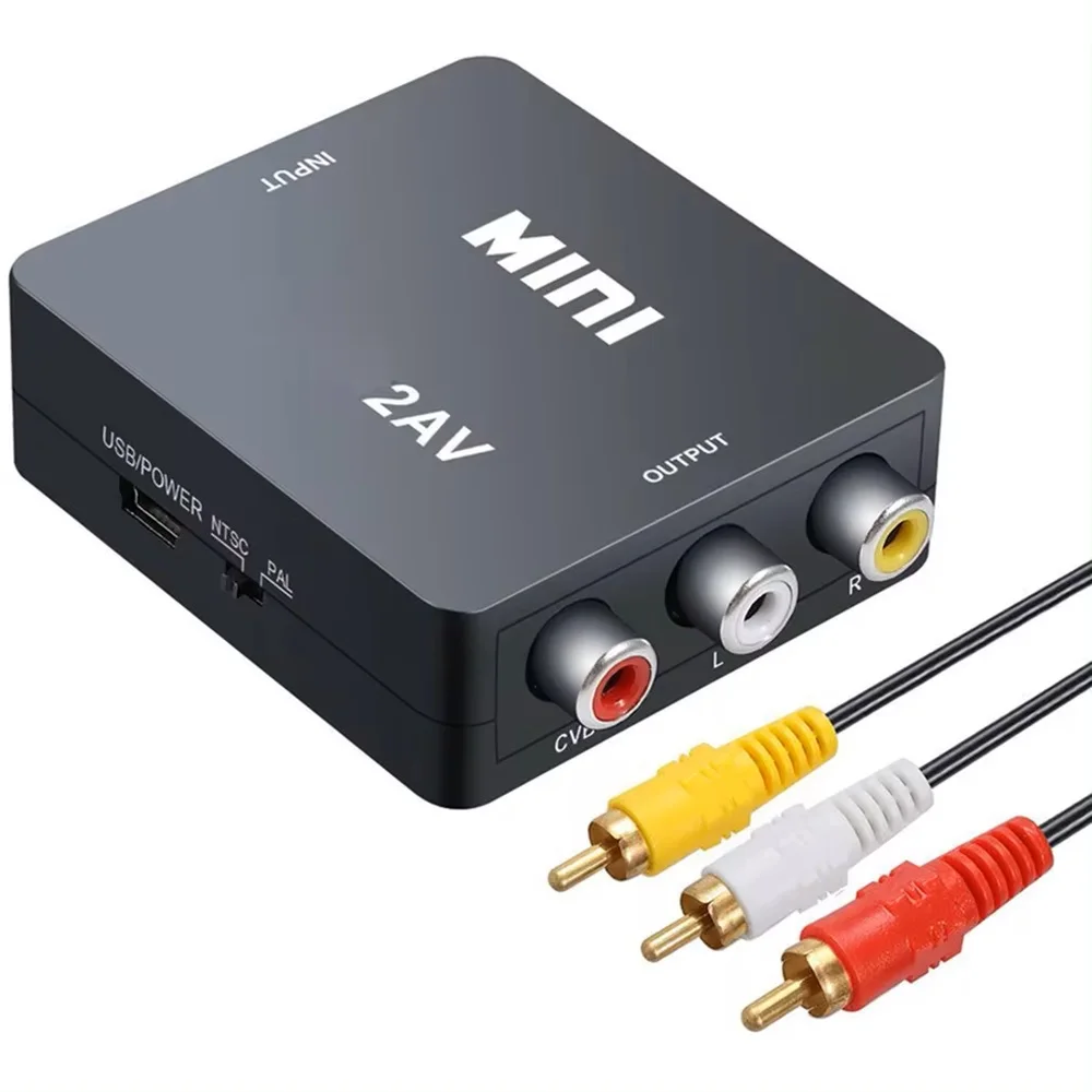 1080P-HDMI-compatible-TO-AV-Scaler-Adapter-HD-Video-Composite-Converter ...