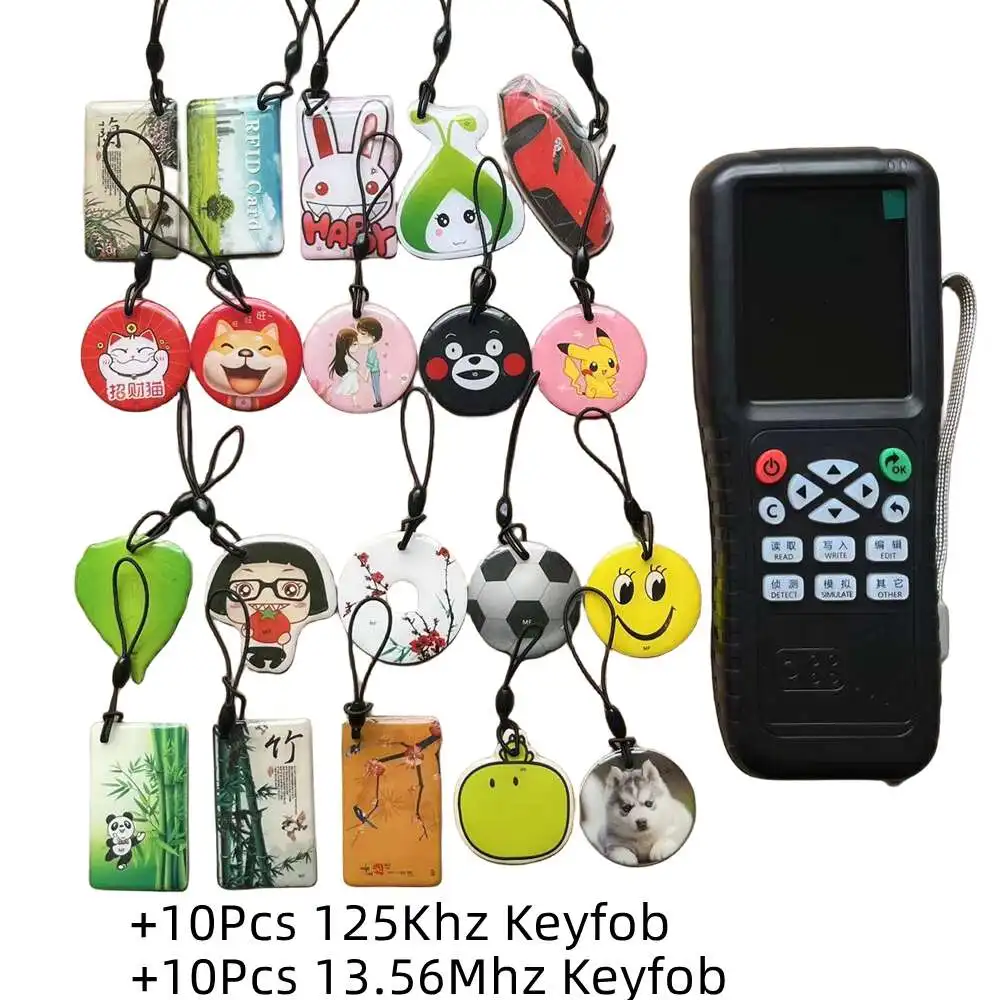 1Set Icopy X100 125khz Key Programmer 13.56mhz NFC RFID Smart Chip ...