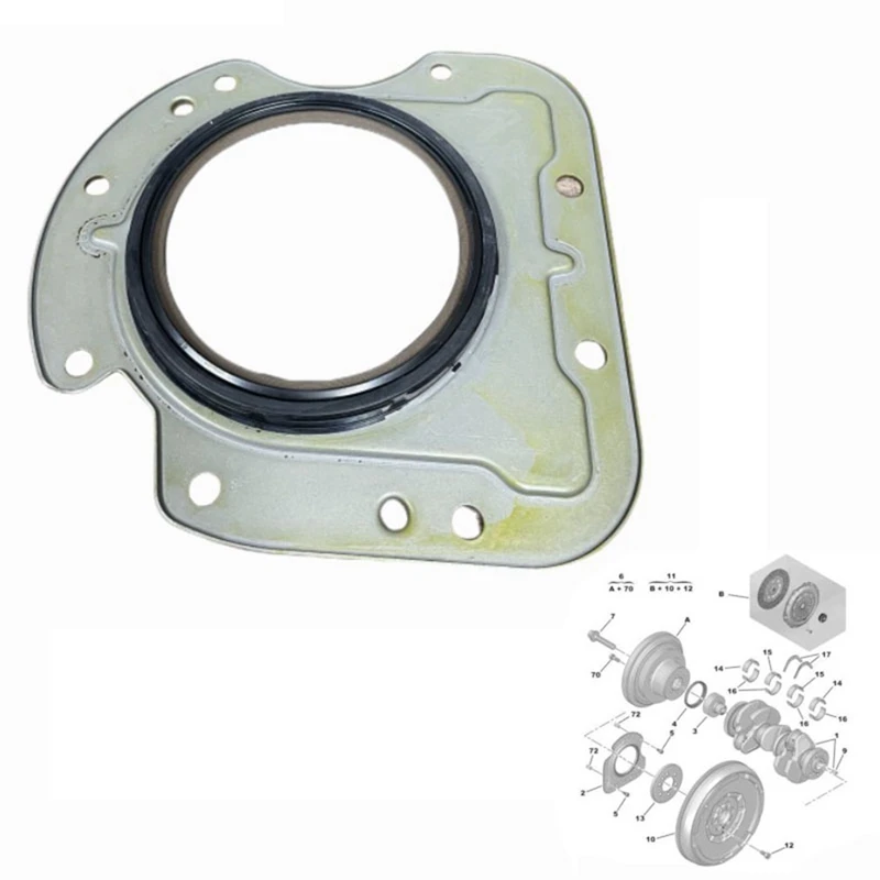 Virabrequim do motor selo óleo traseiro 1611187480 1609009780 para ...